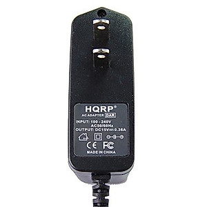 HQRP AC Adapter Power Cord Charger Works with Philips Norelco HQ8505 HQ-8505 272217190075 S3310 CRP136 BT9285 Replacement Plus Cleaning Brush