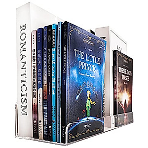 Sooyee 6 Pack Floating Shelves,15 Inch Acrylic Shelves Floating Bookshelf,Funko Pop Display Shelf, Invisible Picture Ledge Wall Mounted Shelves,Clear Shelves