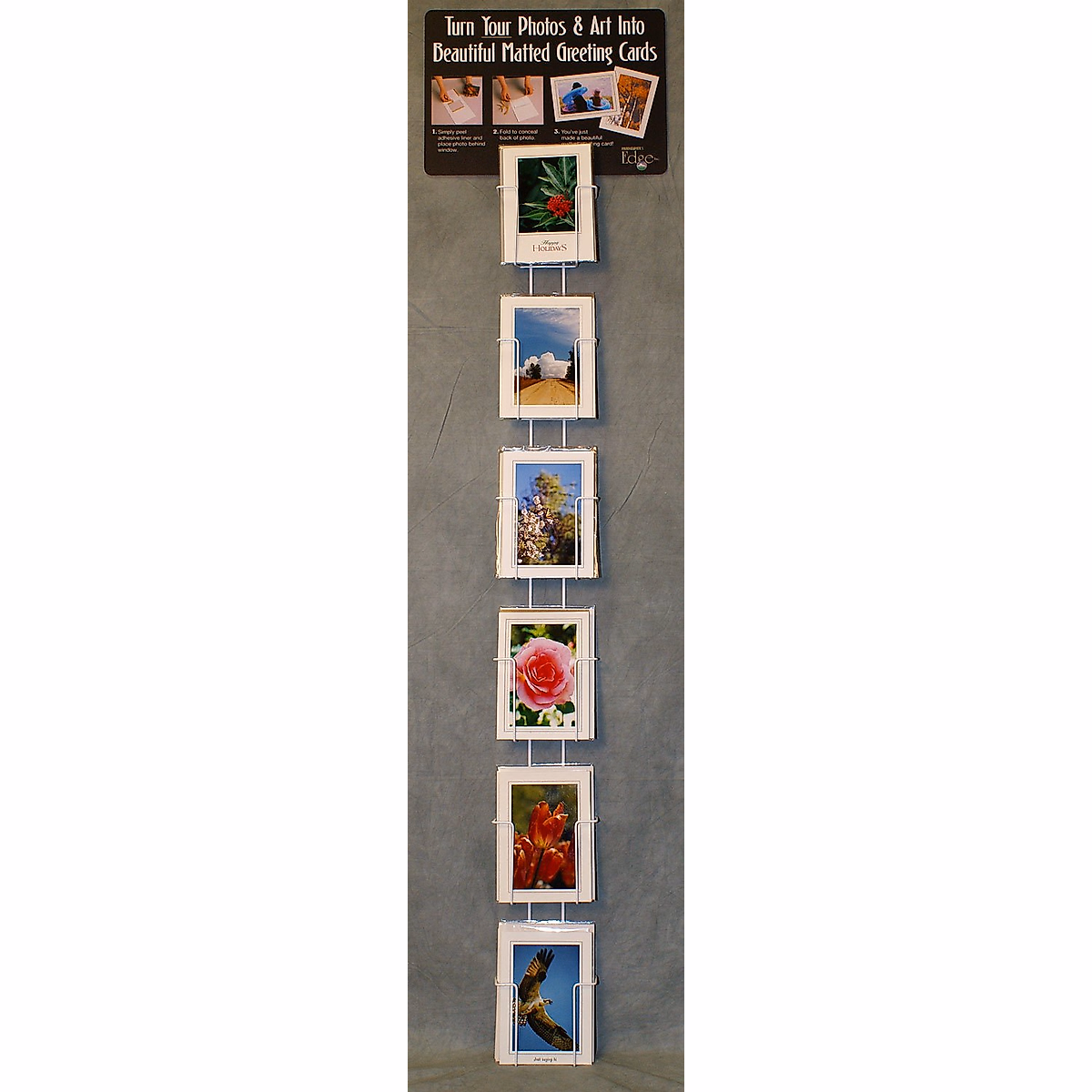 Photographer's Edge, Wall Rack, Vertical Pockets For 5" x 7" Cards