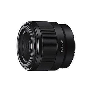 Sony - FE 50mm F1.8 Standard Lens (SEL50F18F), Black