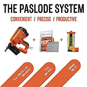 Paslode, Universal Short Yellow Trim Fuel, 816007, For Paslode Finish and Brad Nailers, 2 Pack