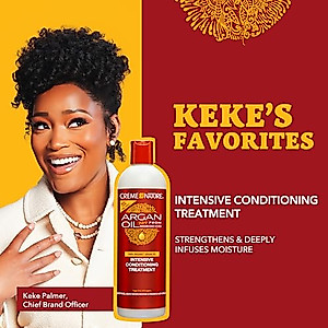 Creme of Nature, Argan Oil for Hair, Intensive Conditioning Treatment, Argan Oil of Morocco, Moisturizing Hair Care, 12 Fl Oz