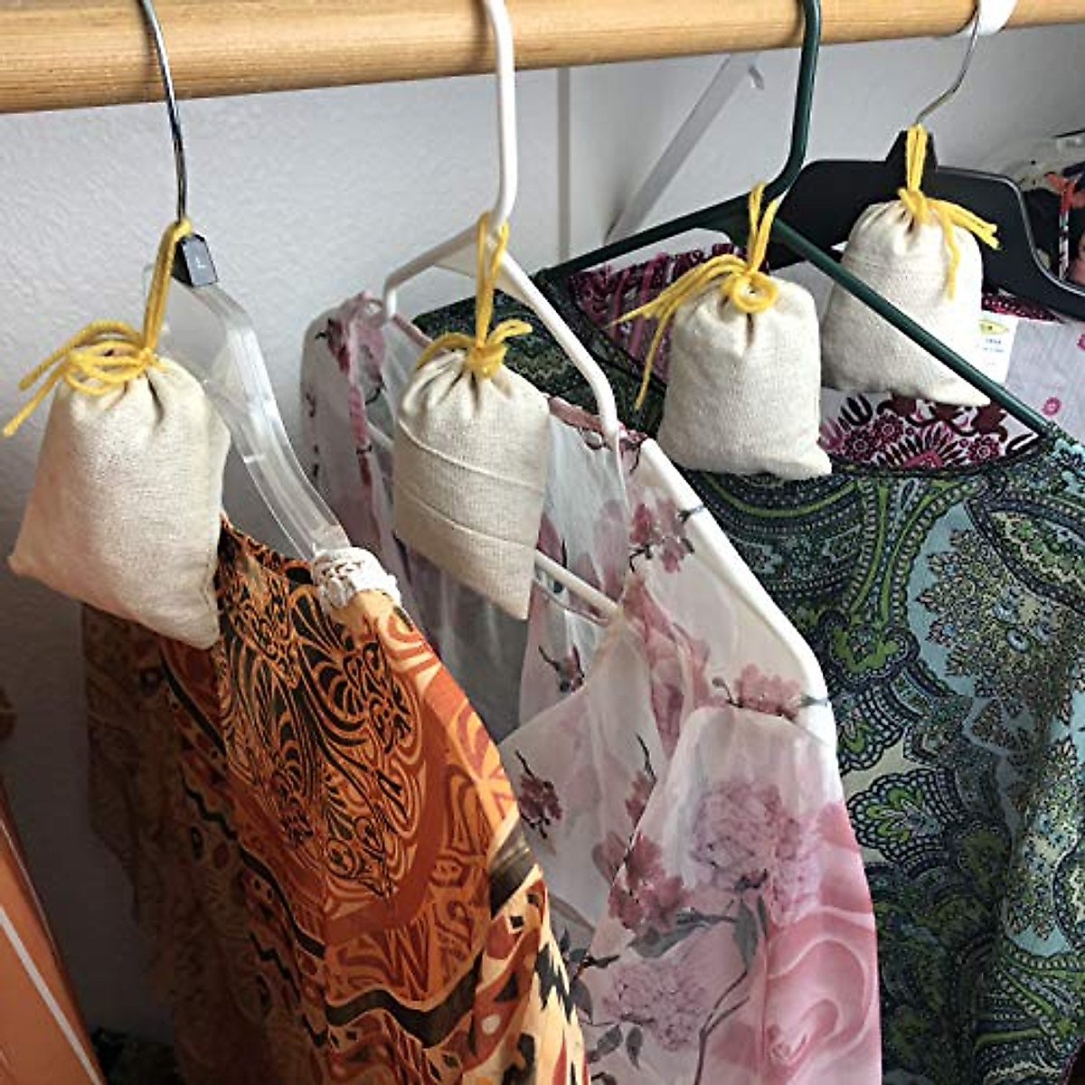 Moth Repellant for Clothes (65 Pack) - Cedar Hangers, Rings, Balls, Sachets and Dried Lavender Flower Sachets. Premium Quality USA Wood for Closet/Drawers, Protect Clothing with Home Fragrance to Love