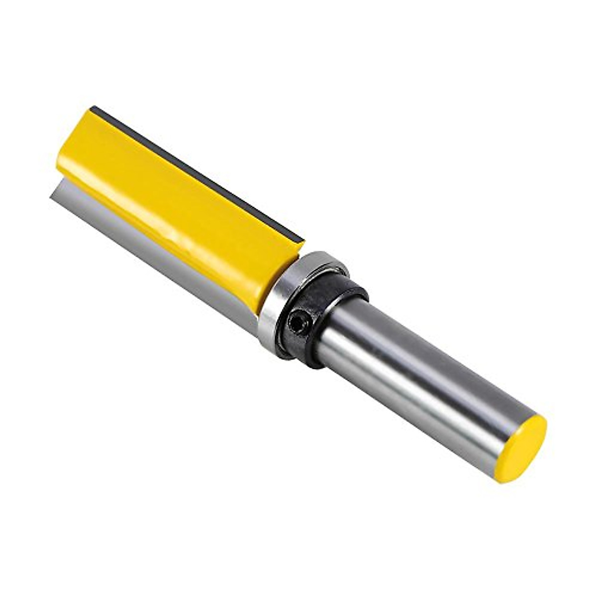 Flute Straight Flush Trim Pattern Router Bit Cutter Top Bearing Woodworking with 1/2-Inch X 2-Inch Length 1/4-Inch Shank