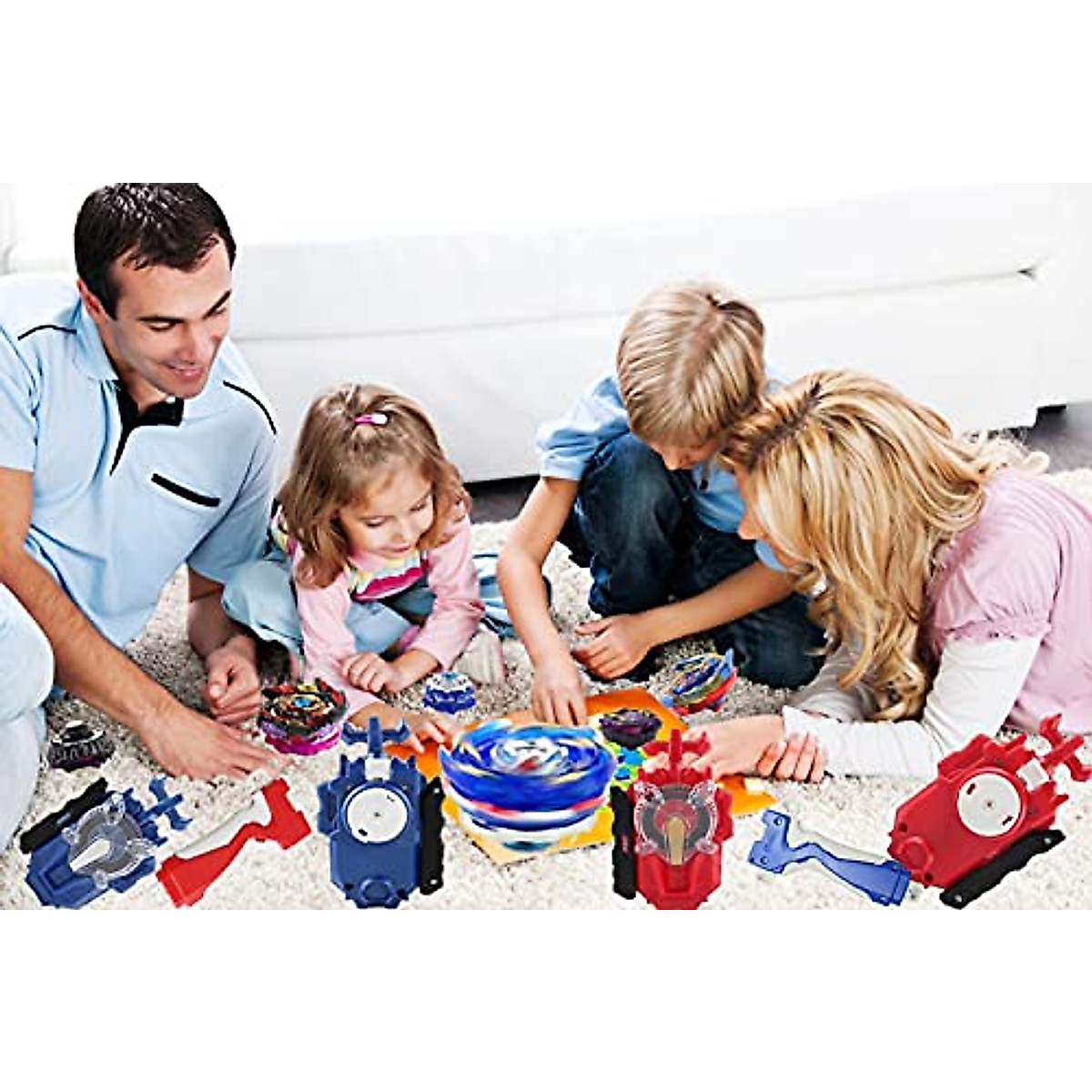 Left Right Sparking Launcher Lr Bey Burst Evolution Turbo Blade Master Battling Tops String Launcher Grip Booster B-187 Savior Valkyrie.Sh-7 God Bay Starter Set Gaming Spinning Toy Boys'Gifts