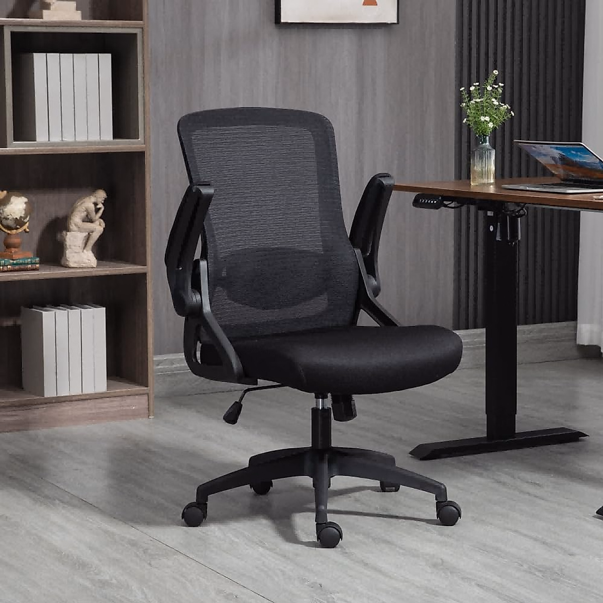 Office Chair,Ergonomic Home Office Desk Chairs Computer Modern Height Adjustable Swivel Chair with Lumbar Support (DCH-B2)