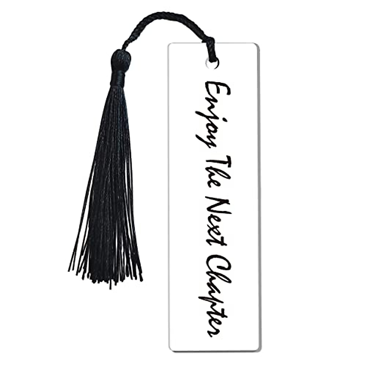 Enjoy The Next Chapter Funny Inspirational Bookmark, Funny Reader Gifts, Reading Gifts, Gift for Men and Women, Book Lover Friends Girl Sister Female Gifts