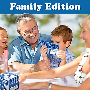 Never Have I Ever Conversation Starters: Family Edition | Funny Card Game for Parties, Get Togethers, Vacations, Game Nights & Gifts | Fun Card Games for Family, Teens and Kids | 150 cards | Ages 8+