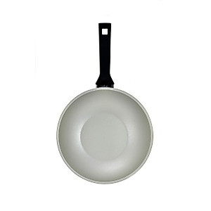 Salutella ZeroColor Unique Nonstick Health Aluminum Wok Pan Diameter 28 cm capacity 4.4 L, Copper, 11 inch