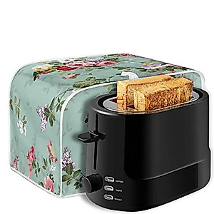 Yiekeluo Big Rooster Toaster Cover 2 Slice Bread Toaster Oven Dustproof Cover Kitchen Broiler Organizer Bag,Washable & Waterproof
