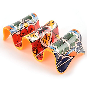 Prepara Multiple Taco Holder, Yellow, Holds 3 Tacos