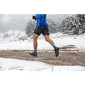 GRIP6 Everyday Merino Wool Socks - Lightweight Wool Hiking Socks - Warm Crew Socks for Men and Women - Cold Weather Gear - Overland Blue, Large (1-pack)