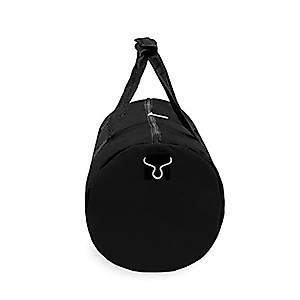 Everest 16-inch Round Duffel, Black, One Size