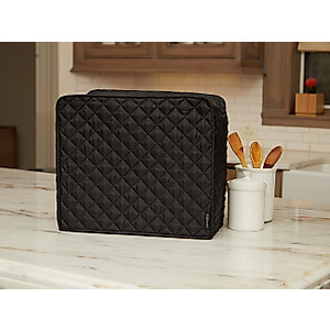 Covermates Keepsakes - Rectangular Appliance Cover - Dust Protection - Stain Resistant - Washable - Appliance Cover-Black