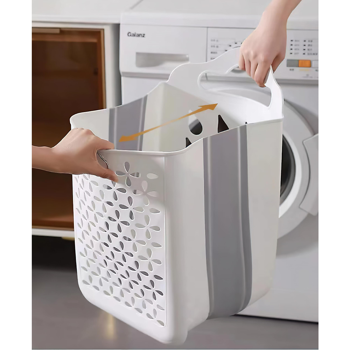 Collapsible Laundry Hamper 3 Packs Laundry Basket Portable Dirty Clothes Basket Space Saving Foldable Storage Multi-function Container