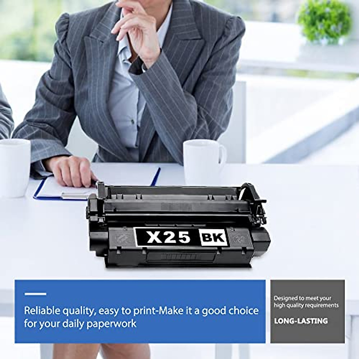 BIGSPCE X25 8489A001AA Toner Cartridge 1-Pack Compatible X25 Black Toner Replacement for Canon X25 imageCLASS MF3110 MF3111 MF3240 MF5530 MF5550 MF5730 MF5750 MF5770 Printer