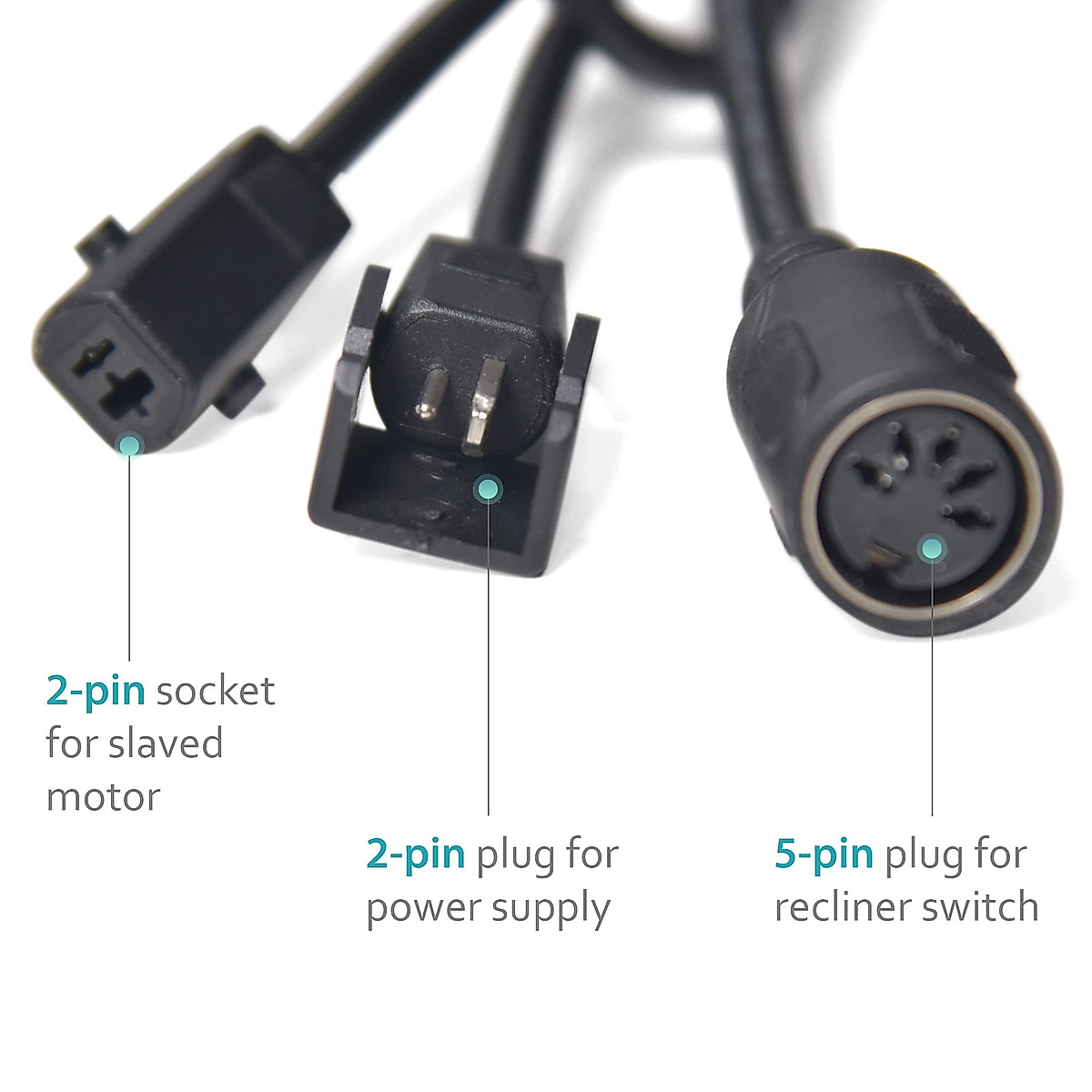 Okin Refined-R Model: JLDQ-11 & JLDQ.11.156.333P Power Recliner Lift Chair Motor, JLDQ.11.156.333P Electric Sofa Couch Actuator Replacement Parts