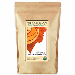 Organic Half-Caff, 12 oz. Whole Bean, Medium Roast, 1 Bag