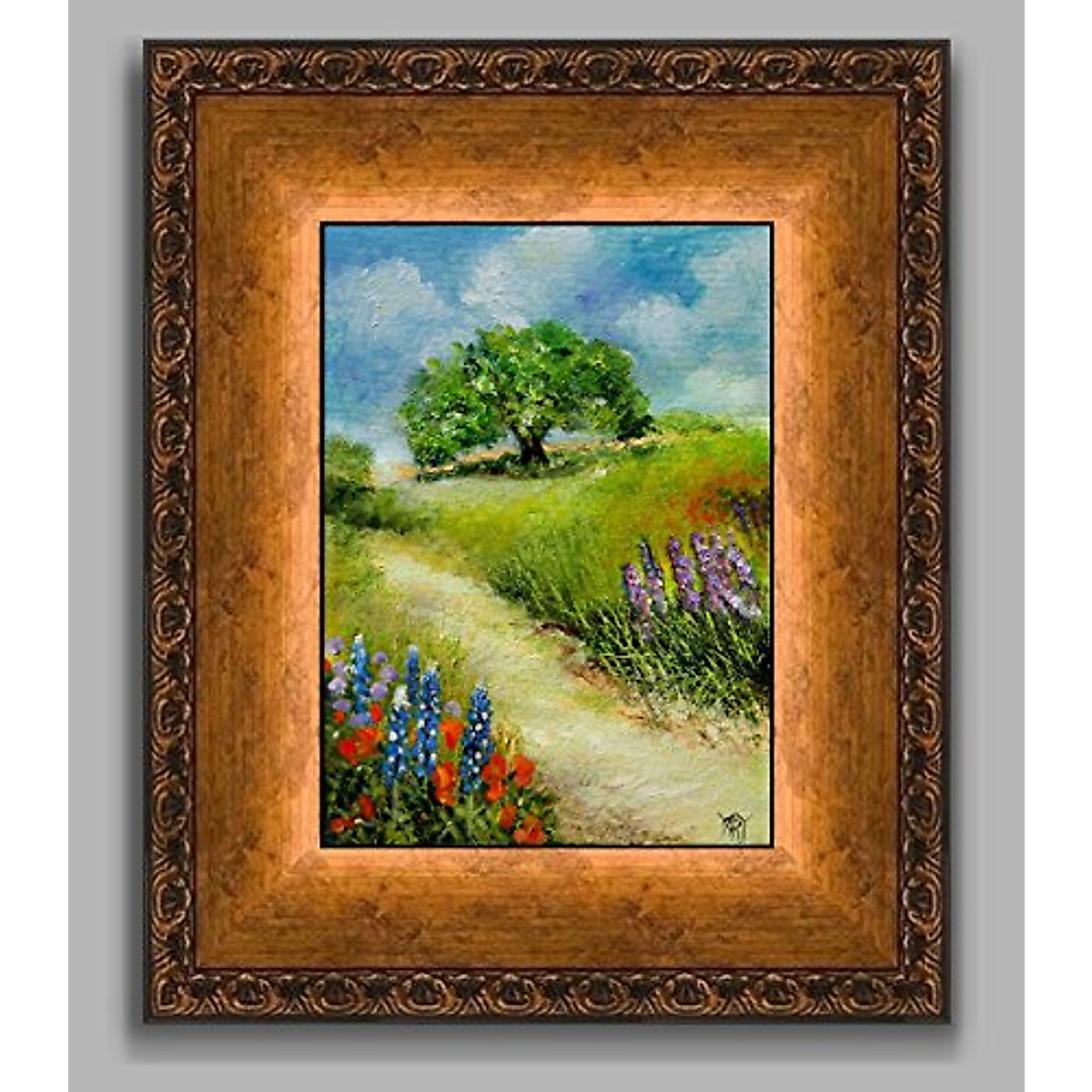 (SOLD) By the Lone Oak - landscape by internationally renown painter Yary Dluhos.