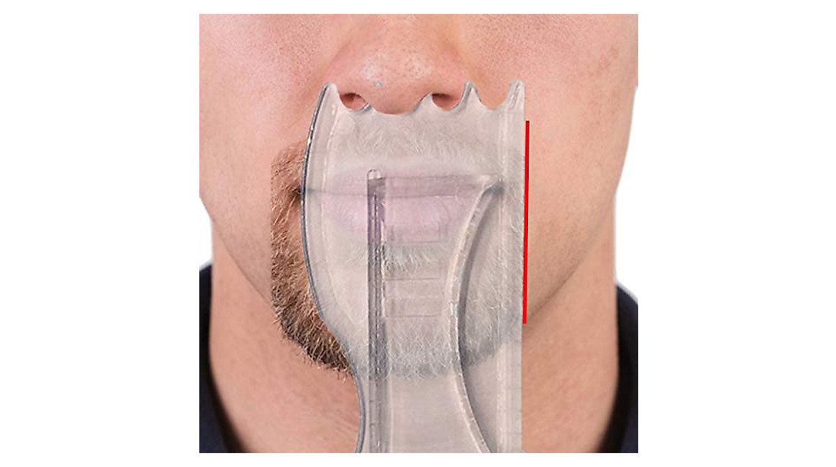 Beard All-In-1 Men Comb & Stencil Kit for Perfect Grooming