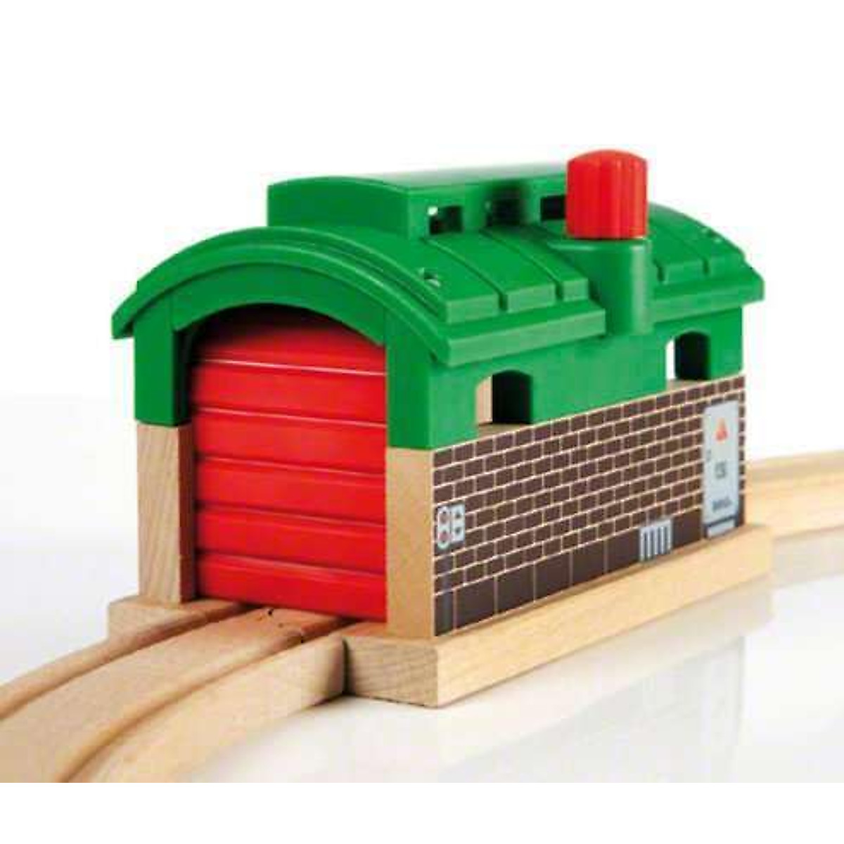 BRIO World 33574 - Train Garage - 1 Piece Wooden Toy Train Accessory for Kids Age 3 and Up