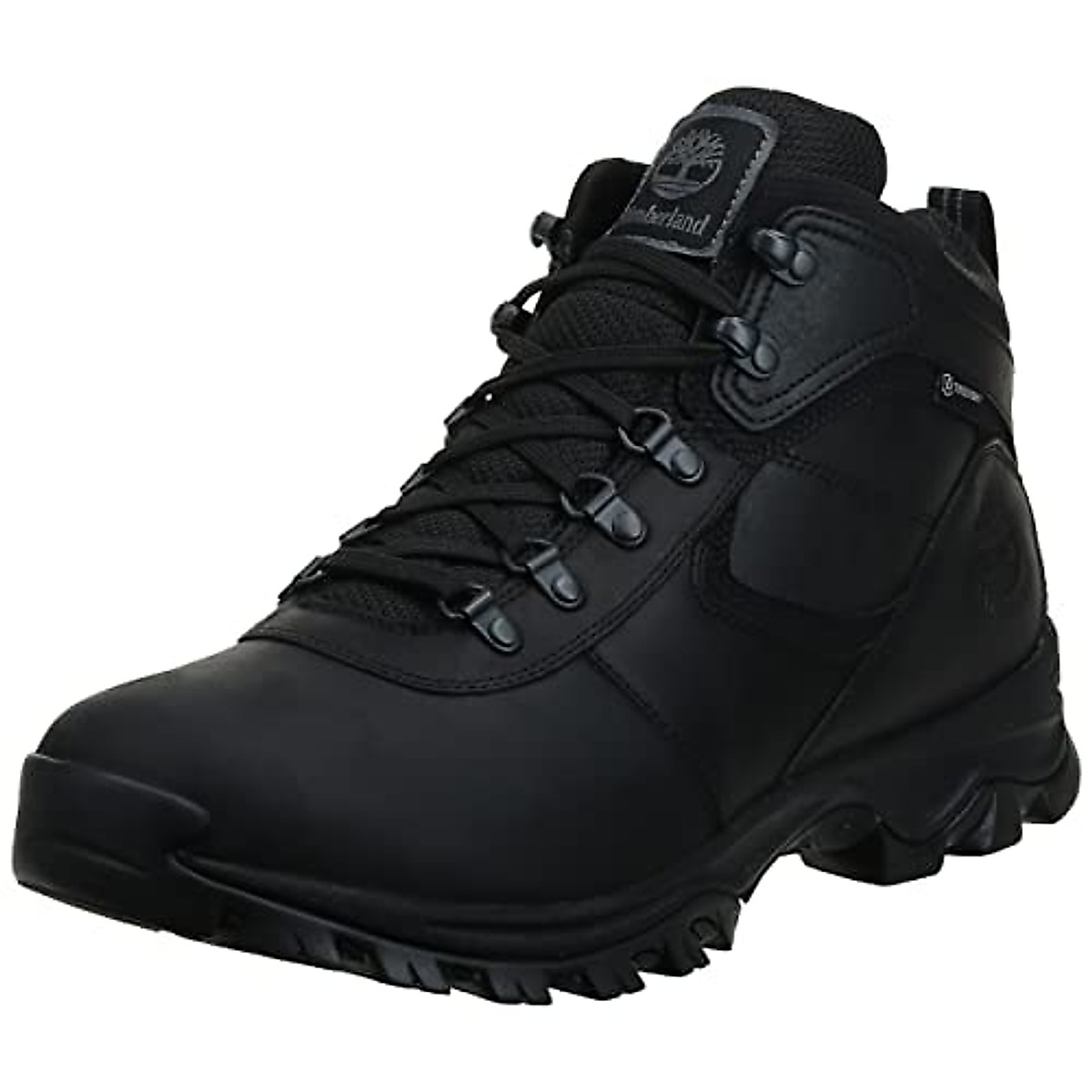 Timberland Men's Anti-Fatigue Hiking Waterproof Leather Mt. Maddsen Sneaker, Black, 11