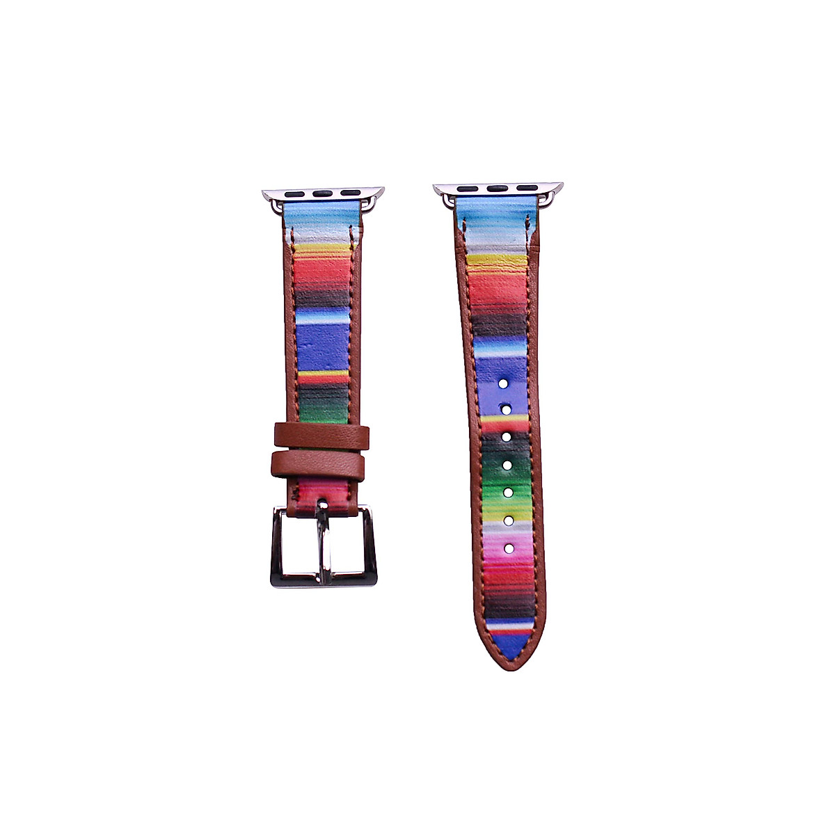 38mm, 40mm, 41mm compatible for Apple Watch Series 8,7,6,5,4, and SE Small Versions, Western Serape Pattern Print Watch Band No. 22M9