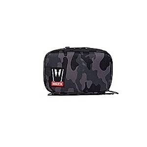 DIME BAGS Omerta Goodfella with Lock | Carbon Filter Locking Padded Pod | Activated Carbon Technology and TSA-Approved Combination Lock (7 inch, Camo)