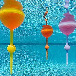 The Beach Glass- Original Floating Acrylic Wine Glass- for Pool, Beach, Camping, Picnic and Outdoor - 1 Teal Tides and 1 Indigo Skies Pack of 2