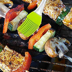 Pastry Brush, Heat Resistant Silicone Basting Brush for Kitchen Cooking BBQ Grill Barbecue Baking