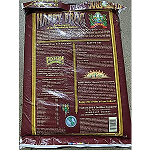 FoxFarm FX14054 Happy Frog Potting Soil, 12 Quart