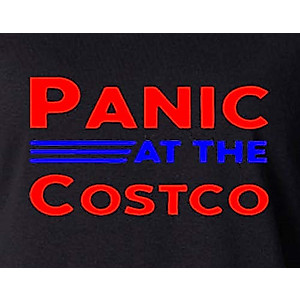 ALLNTRENDS Women's T Shirt Panic At The Costco Funny Toilet Paper Tee Germ Shirt (M, White)