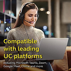 Jabra Evolve2 30 SE Wired Stereo Noise-Cancelling Headset - Features 2-Microphone Call Technology and USB-A Cable - MS Teams Certified, Works with All Other Platforms - Black