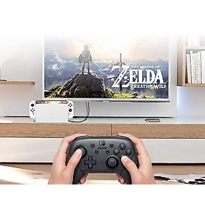 ElecGear Cooling Fan for Nintendo Switch OLED Dock, 3 Speed Replacement Back Cover for Switch New Dock, USB Powered Cooler with LED Lighting