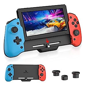 NexiGo Switch Controller for Handheld Mode, Ergonomic 6-Axis Gyro and Dual Motor Vibration Controller for Nintendo Switch, Compatible with All Games of Switch, Not for OLED, Classic