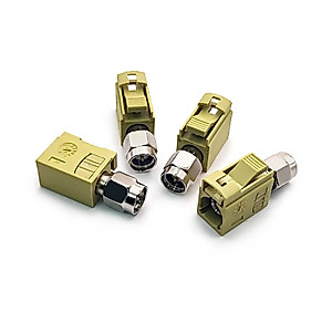 GXMRHWY A-Z Code Fakra Female to SMA Male Adapter Car RF Panel Mount Automotive Radio Connector (K Code)