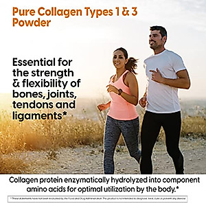 Doctor's Best Pure Collagen Types 1 & 3, Promotes Healthy Skin Hair & Nails – Bone & Joint Support, 7.1 Ounce (Pack of 1)