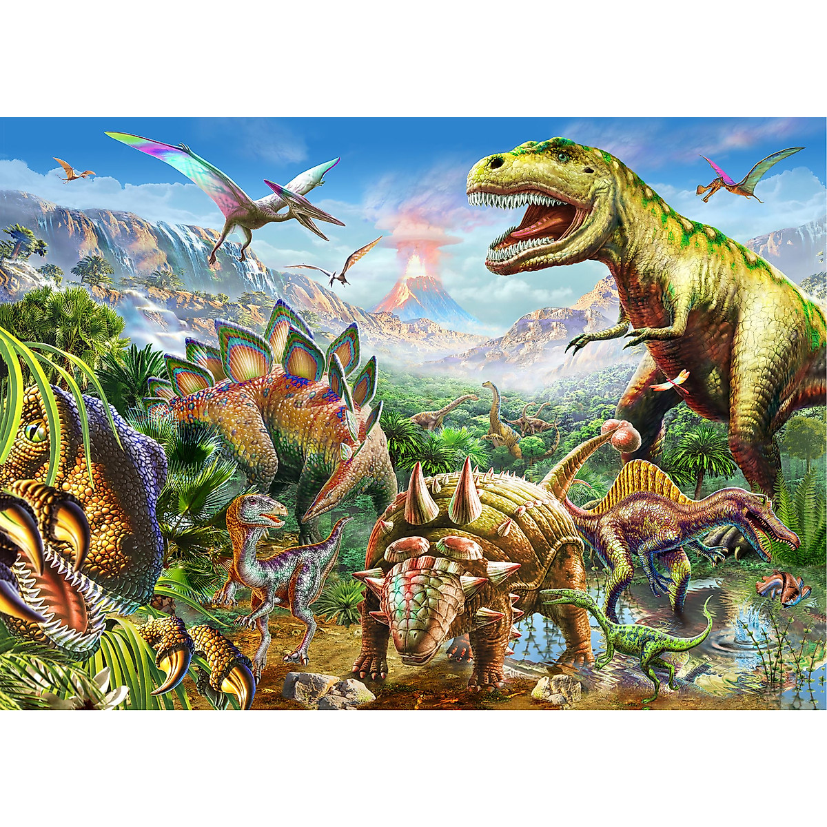 PETER PAUPER PRESS Dinosaur World 1000 Piece Jigsaw Puzzle