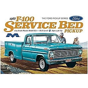 1967 Ford F-100 Service Bed Pickup Plastic Model Kit 1:25
