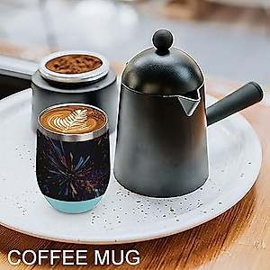 Fireworks Insulated Tumbler with Lid Stainless Steel Coffee Mug Cute Wine Tea Water Cup Green-style