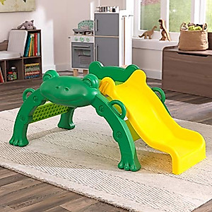 KidKraft Hop & Slide Frog Toddler Climber for Gross Motor Skills, Gift for Ages 1.5-3