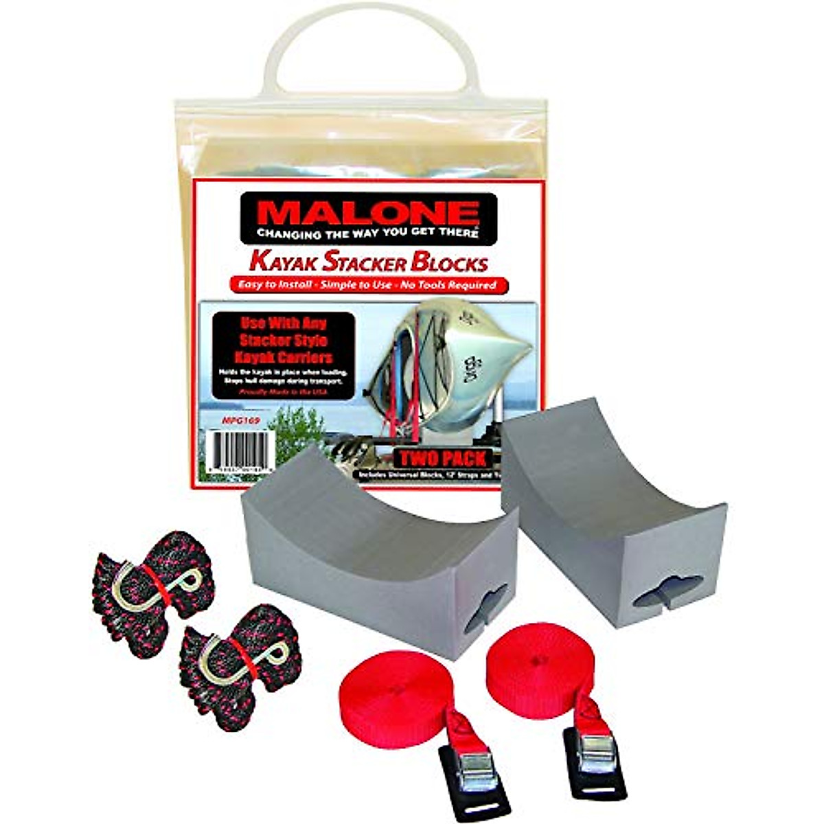 Malone Auto Racks Kayak Stacker Foam Block Kit