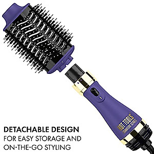 Hot Tools Pro Signature Detachable One Step Volumizer and Hair Dryer | Style, Dry & Brush ,2.8 Inch One Step
