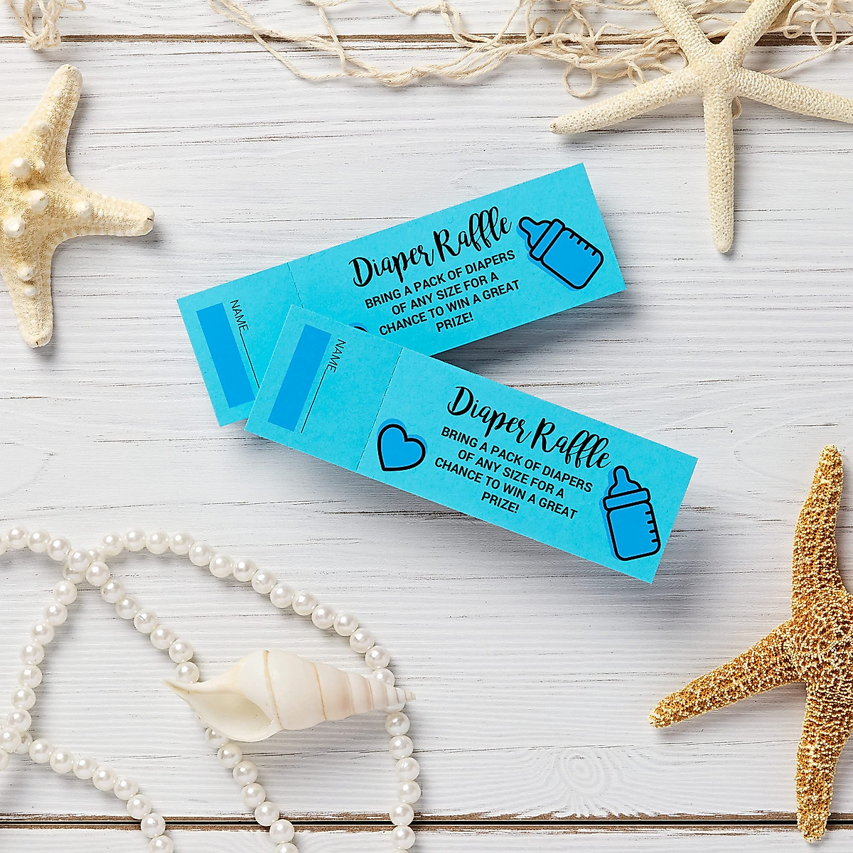 Avery Printable Tickets, Bright Blue Colored Cardstock, 1.75" x 5.5", Laser/Inkjet, 250 Tickets (16436)