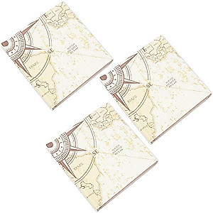 BLUE PANDA Adventure Themed Party Plastic Table Cover for Baby Showers (54 x 108 in, 3 Pack)