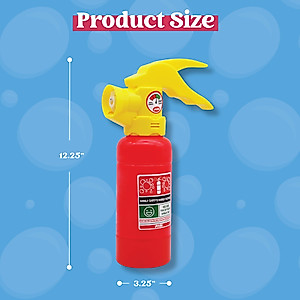 JOYIN Automatic Bubble Maker Fire Extinguisher Bubble Blower Machine with Bubble Solution (230 ml) for Kids, Indoor and Outdoor Play, Summer Themed Party and Birthday Gift