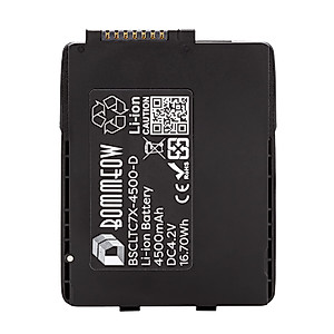 Bommeow BSCLTC7X-4500-D PDA Barcode Scanner Battery Compatible with Motorola Symbol Zebra TC55 TC70 TC70x TC72 TC75 TC75x TC75EK TC75AH TC75GK TC75FK TC75BH TC77 TC77HL TC700H TC700K TC720L BT-000318