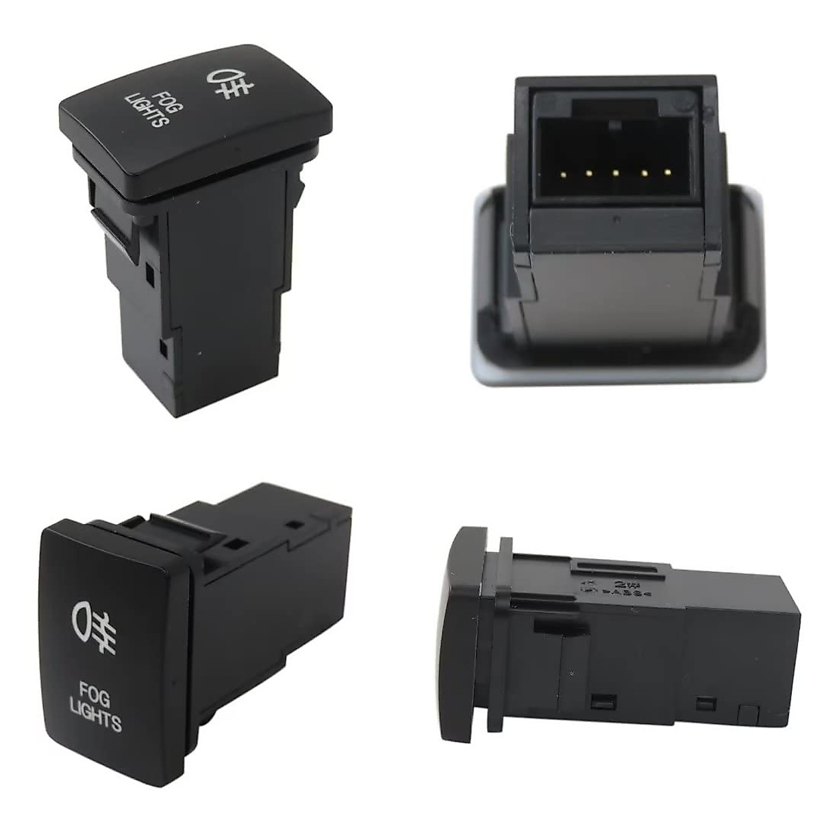 Blue Fog Light Push Button Switch LED Push Switch for 2018 Toyota Tacoma SR5 Crew Cab Pickup 4-Door