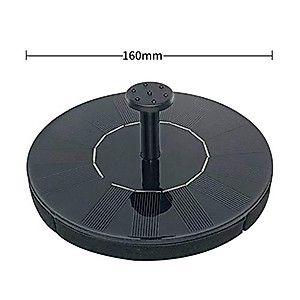 XXXDXDP Hone Decor Solar Pump Standing Floating Solar Bird Bath Water Pumps Pond Pool Garden Yard
