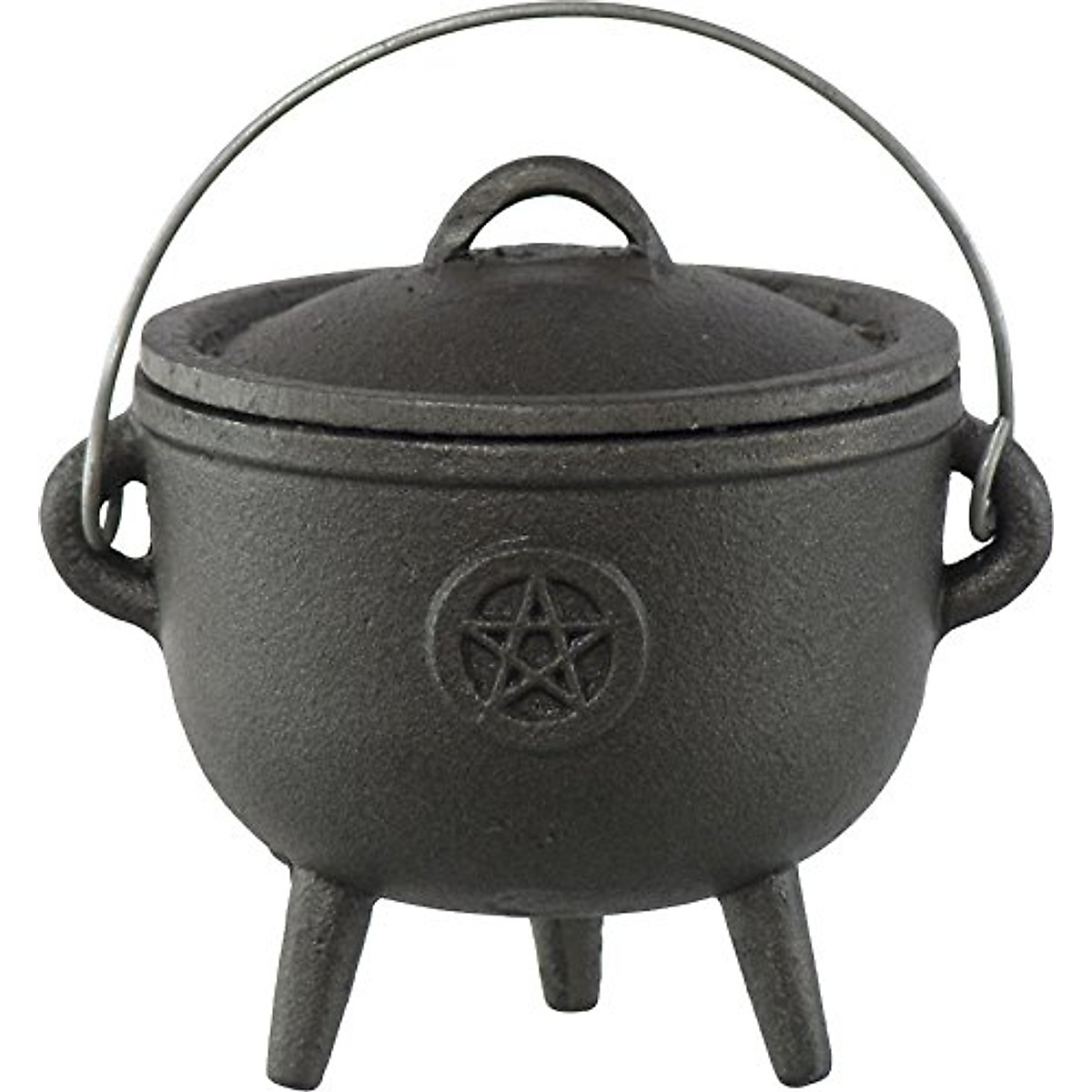 Kheops International Cast Iron Cauldron 3-Inch Pentacle